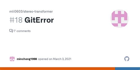 Giterror · Issue 18 · Mli0603stereo Transformer · Github
