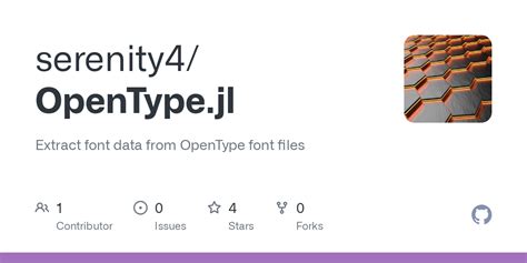 Github Serenity4opentypejl Extract Font Data From Opentype Font Files
