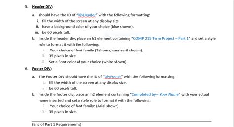 solved 1 create your webpage a create a web page named