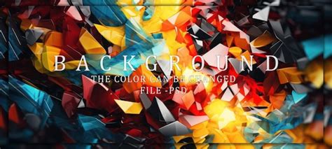 Abstract Composition Of Interlocking Geometric Shapes Premium Ai Generated Psd