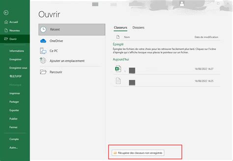 Comment Récupérer Un Fichier Excel Perdu Non Enregistré Ou Supprimé Dans Windows 10