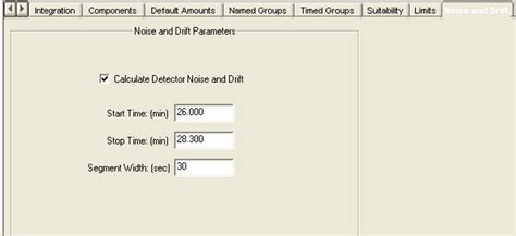 Baseline Noise Calculating Detector Noise Tip299 Waters