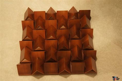 Msr Zsound 3d Wood Diffuser Acoustic Treatment Cherry Finish For Sale