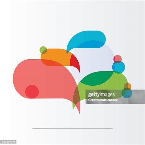 Thought Bubbles Overlapping Photos And Premium High Res Pictures