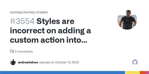 Styles Are Incorrect On Adding A Custom Action Into Modal Window Of
