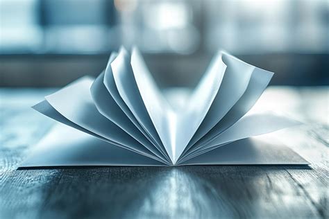 Folding Process For Brochure Premium Ai Generated Image