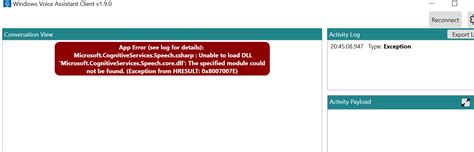 unable to load dll re dll · issue
