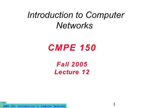 Introduction To Computer Networks Pptx