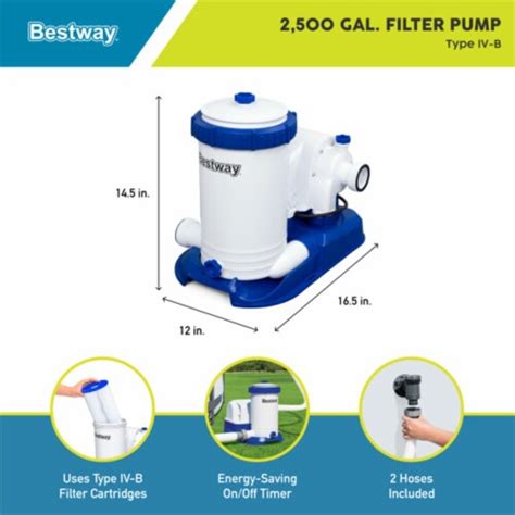 Bestway Flowclear 2 500 Gph 120v Above Ground Swimming Pool Water