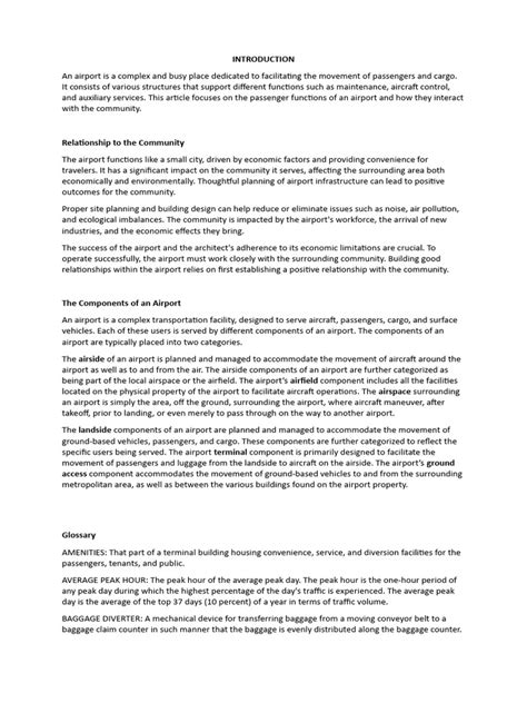Draft Programming Pdf Airport Baggage