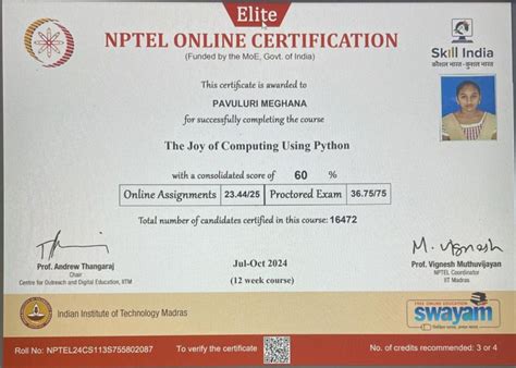 python nptel joyofcomputing learningneverstops meghana pavuluri