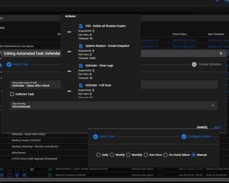 feature request create tasks template · issue 1530 · amidaware