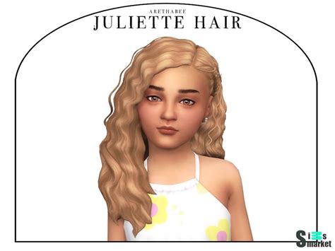 Волосы Лилит дети для Симс 4 для Симс 4 Скачать мод