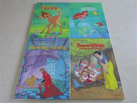 4 Disney Big Golden Books Etsy