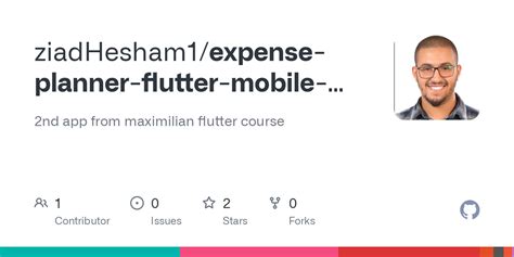 GitHub ZiadHesham Expense Planner Flutter Mobile Application Nd App From Maximilian Flutter