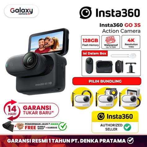 Promo Insta GO S Action Cam K Insta GO S GO S Tiny Camera Garansi Resmi GB WH D