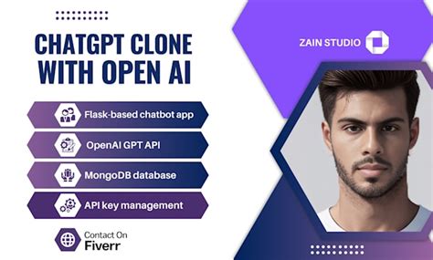 Build a custom chatgpt clone with flask, openai api, and mongodb by Zainulabidin096 | Fiverr