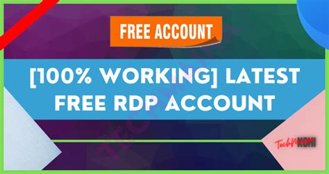 [100 Working] Latest Free Rdp Account [2025] Techmaina
