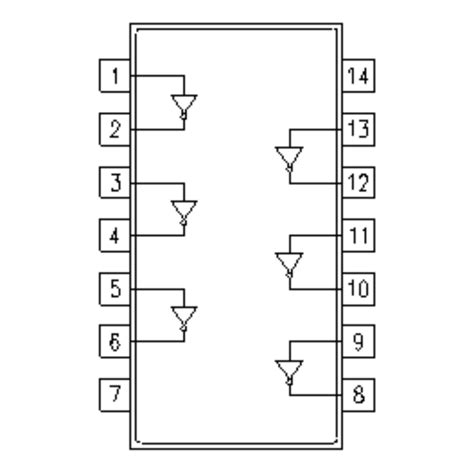 74ls06 Compuerta Hex Inverterbuffer Unitronic