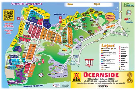 Bar Harbor Maine Campground Bar Harbor Oceanside Koa
