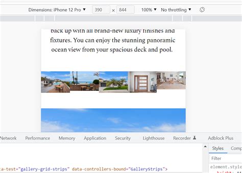 Gallery Strip Layout On Mobile Customize With Code Squarespace Forum