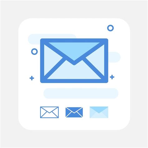 Premium Vector Mail Envelope Flat Icon Design