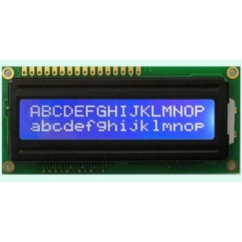 Jual Lcd 16x2 1602 Blue Biru Backlight Arduino Compatible Shopee