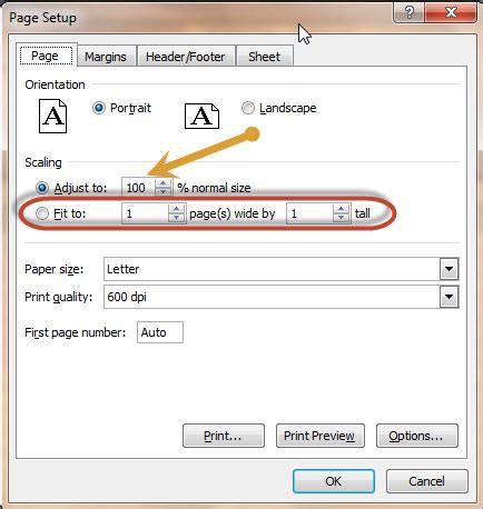 Excel Not Printing Correctly Too Small Microsoft Community