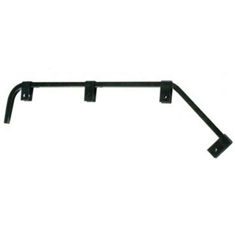 28 Inch Black Angled Mud Flap Hangers 4 State Trucks
