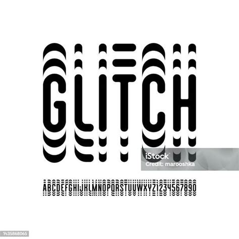 좁은 검은 글꼴 둥근 응축 알파벳 현대 문자와 숫자 벡터 일러스트 레이 션 10eps 활판 인쇄에 대한 스톡 벡터 아트 및 기타