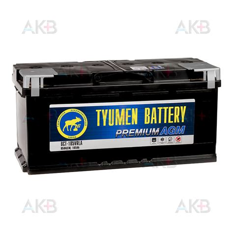 Купить Автомобильный аккумулятор Tyumen Battery Premium AGM 105Ah обр ...