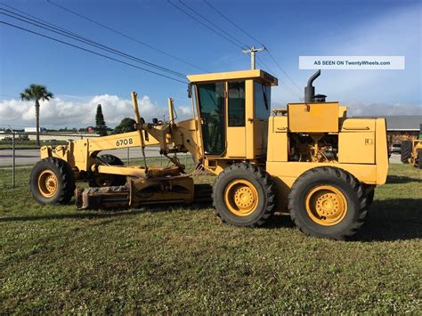 John Deere 670b Motor Grader