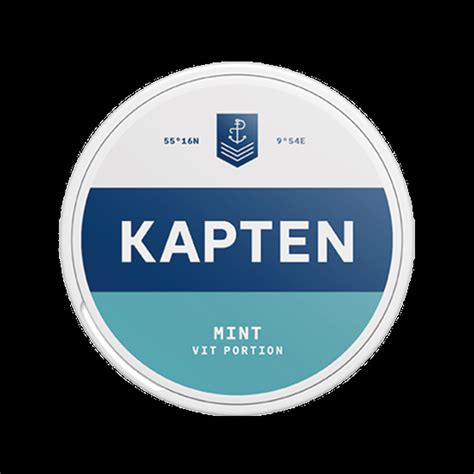Kapten Mint Vit Portion