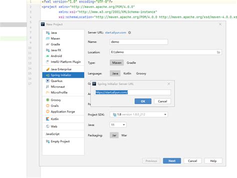 使用idea创建springboot项目时，出现错误cannot download ‘ start spring 哔哩哔哩