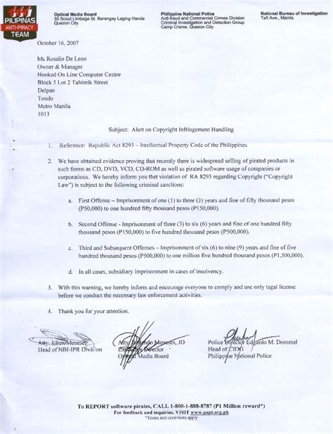 Pnp Letter
