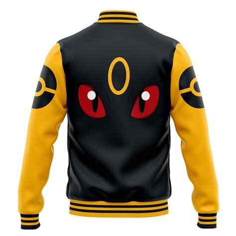 Umbreon Face Pokemon Varsity Jacket Anime Ape