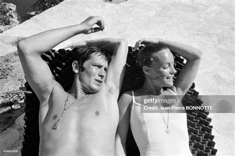 Alain Delon Et Romy Schneider Lors Du Tournage Du Film La Piscine News Photo Getty Images