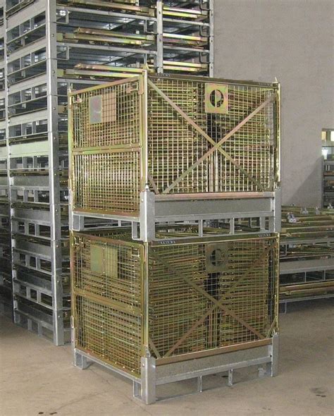 Foldable Collapsible Stacking Stackable Stillage Cage Container Loading 1165mm Ps Uld1165 1150