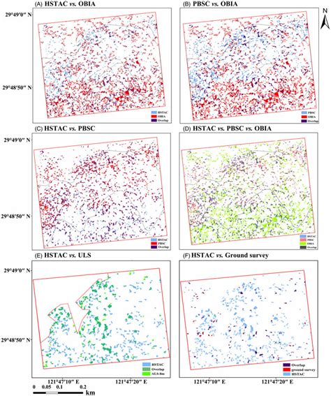 Canopy Gap Spatial Matches And Mismatches Within Three Methods And