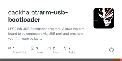 GitHub Cackharot Arm Usb Bootloader LPC USB Bootloader Program Allows The Arm Board To
