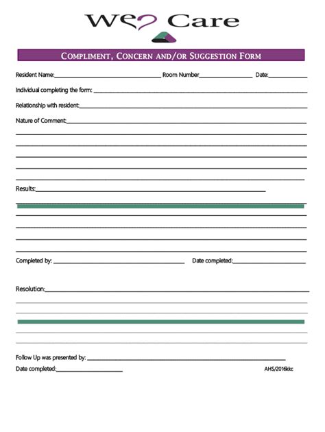 Fillable Online Town Of Durham Compliment Complaint Suggestion Form Fax