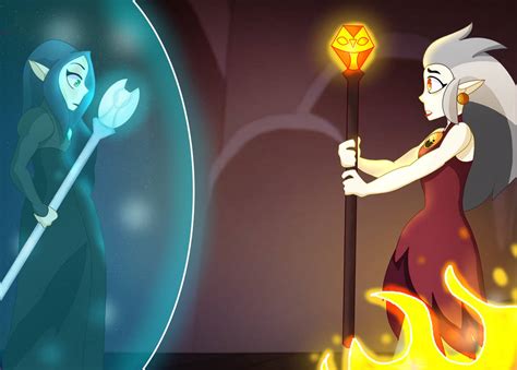 Eda And Lilith Fight By Crystalmaskowo On Deviantart