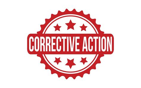 Corrective Action Rubber Stamp Seal Vector 23104395 Vector Art At Vecteezy