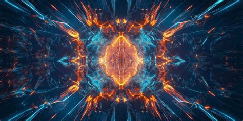 A Glowing Futuristic Ai Powered Neuromorphic Computing Network Displaying Cybernetic Deep