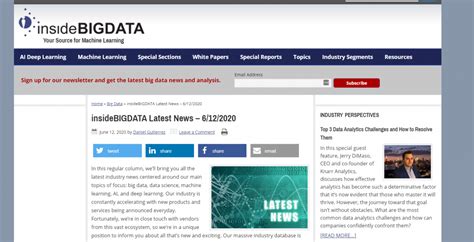 automl mentioned in insidebigdata latest news 6 12 sensei by tdk