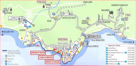 Varenna Welcome Apartment Map Map With Directions Italy Villach