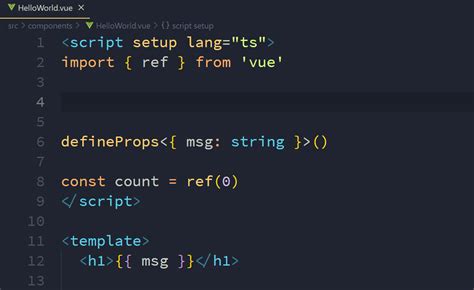 Import Ts File In Vue Sfc File `ctrl Click` Not Jump To Definition · Issue 1593 · Vuejs