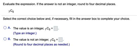Solved Evaluate The Expression If The Answer Is Not An