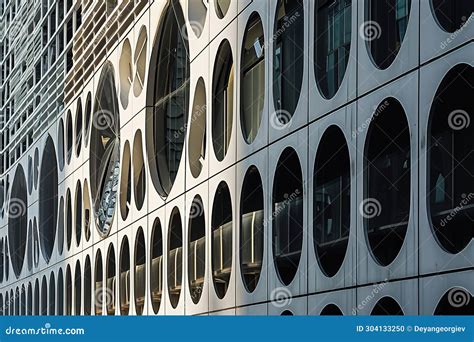 Abstract Patterns Formed By Urban Infrastructure And Architecture Stock