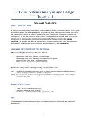 Use Case Modelling For Systems Analysis And Design Tutorial Course Hero